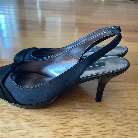Nina | Shoes | Nina Black Slingback Heels | Poshmark